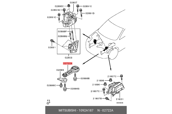 MITSUBISHI 1092A187 1092A187,1092A223,1092A229
