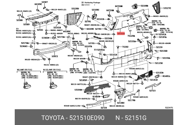 TOYOTA 521510E090 521510E090