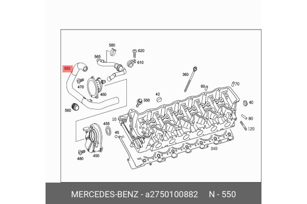 Daimler AG A2750100882 A2750100882