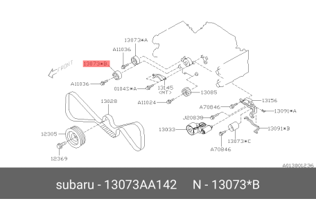 SUBARU 13073-AA142 13073-AA142,13073-AA180,13073-AA080