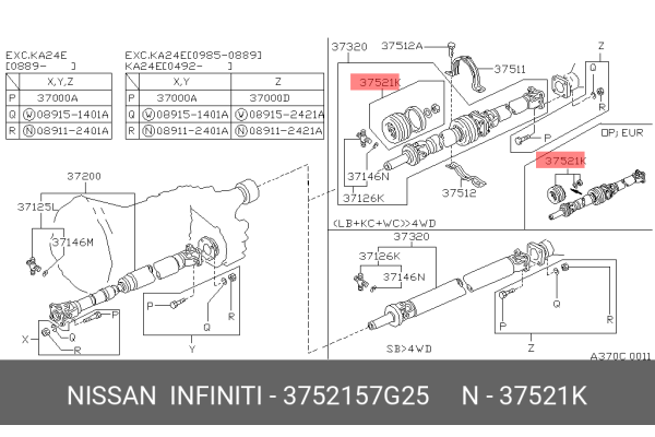 NISSAN 37521-57G25 37521-56G25,37521-33G25,37521-36G25,C7521-56G27