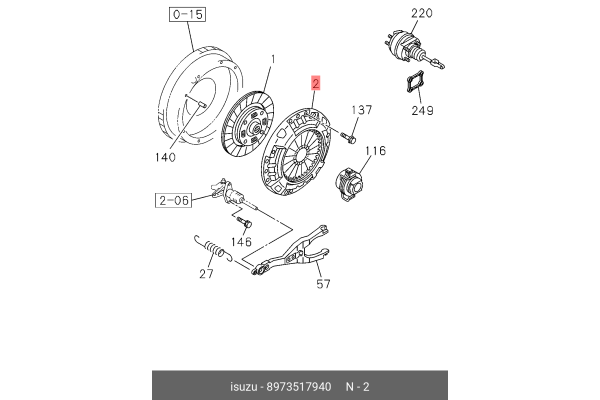 ISUZU 8973517940 8973517940