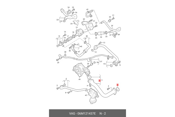 VOLKSWAGEN 06M121437E 06M121437E