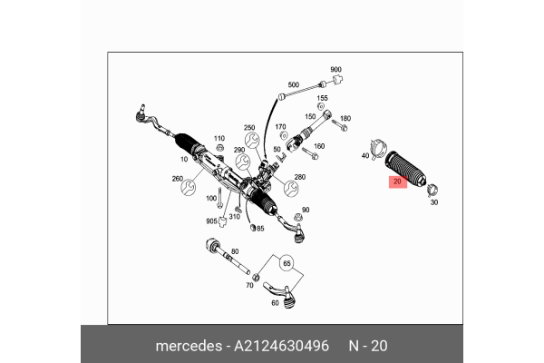 Daimler AG A2124630496 A2124630496