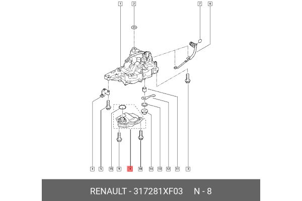 RENAULT 317281XF03 31728-1XZ0A,31728-1XZ0D,31728-1XA00,31728-1XF03 ...
