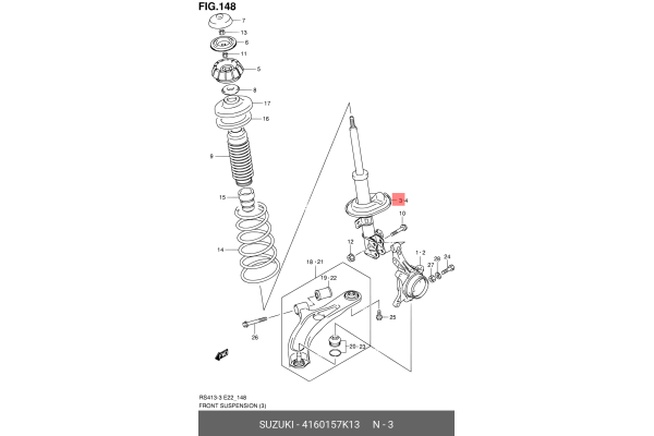 SUZUKI 41601-57K13 41601-57K11,41601-57K13