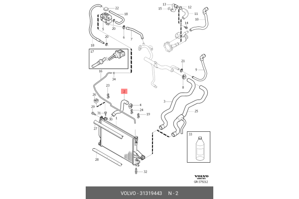 VOLVO 31319443 31319443