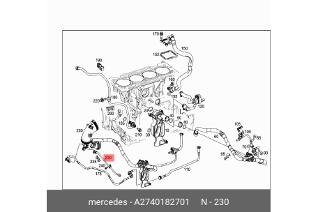 MERCEDES-BENZ A2740182701 A2740182701