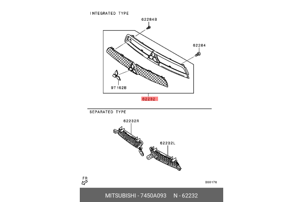 MITSUBISHI 7450A093 7450A093