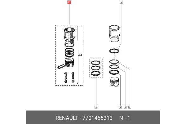 RENAULT 7701465313 7701465313