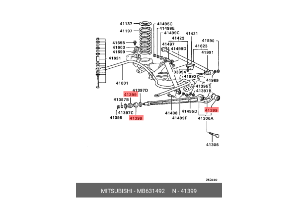 MITSUBISHI MB631492 MB631492
