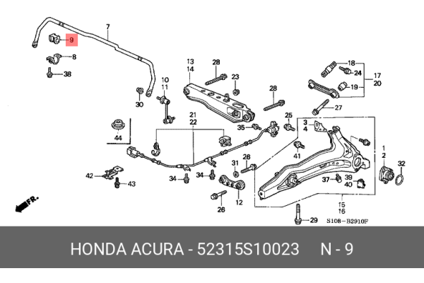 HONDA 52315-S10-023 52315-S10-013,52315-S10-023