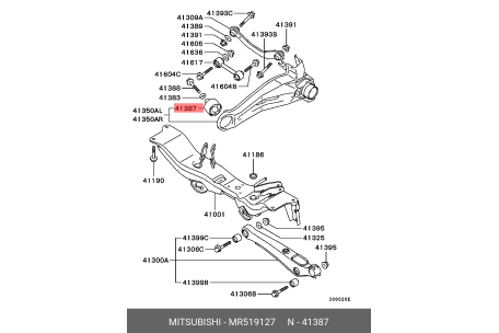 MITSUBISHI MR519127 MR519127,4120A001