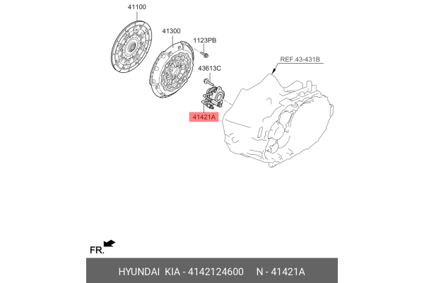 HYUNDAI 41421-24600 41421-24600