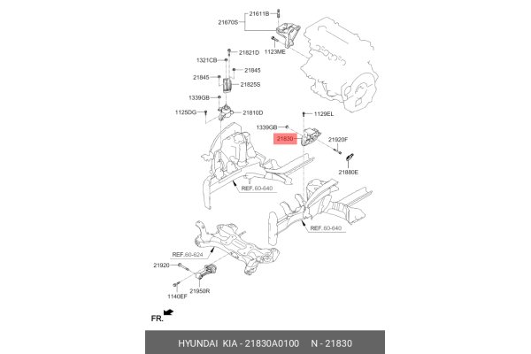 HYUNDAI 21830-A0100 21830-A0100