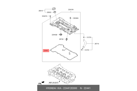 Hyundai / KIA 224412E000 224412E000