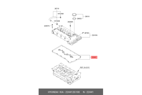 Hyundai / KIA 224412G100 224412G100