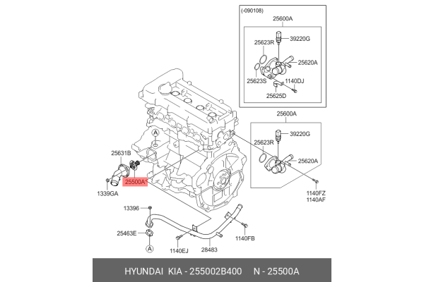 Hyundai / KIA 255002B400 255002B400