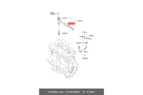 Hyundai / KIA 273502B000 273502B000