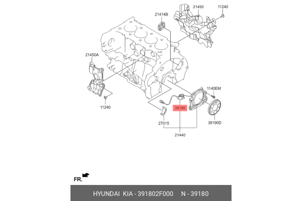Hyundai / KIA 391802F000 391802F000