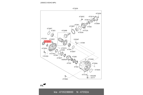 Hyundai / KIA 473523B800 473523B800