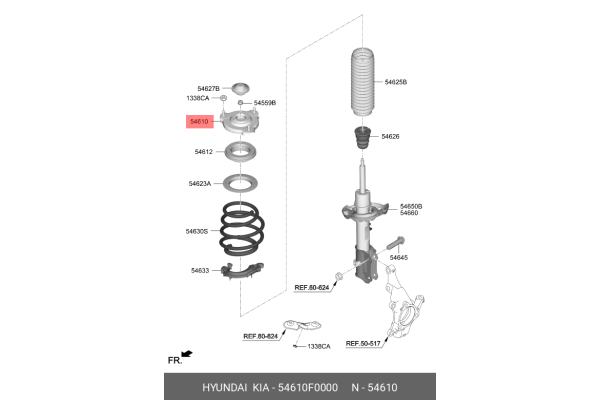 Hyundai / KIA 54610-F0000 54610-F2000