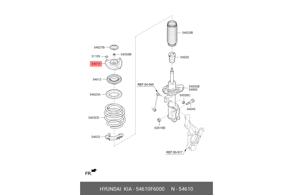 Hyundai / KIA 54610-F6000 54610-F6000
