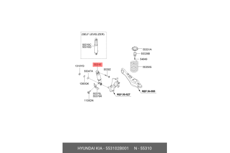 Hyundai / KIA 553102B001 55310-2B201,55310-2P300