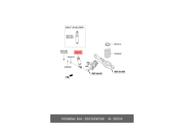 HYUNDAI 55310-2W100 55310-2W100