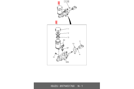 ISUZU 8-97945-176-0 8-97945-176-0