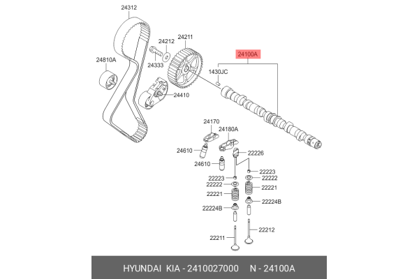Hyundai / KIA 2410027000 2410027000