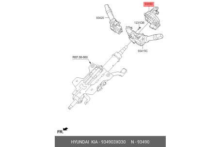Hyundai / KIA 934903X030 934903X030