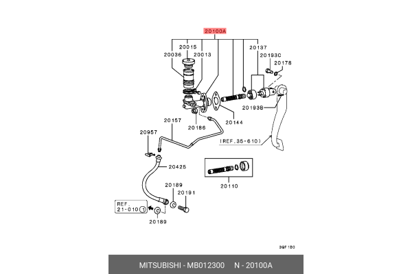MITSUBISHI MB012300 MB012300