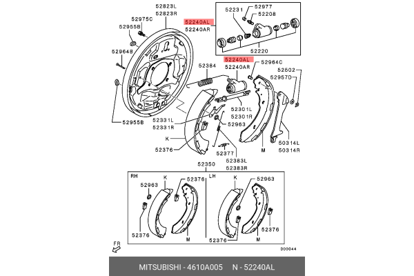 MITSUBISHI 4610A005 4610A005