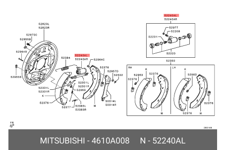 MITSUBISHI 4610A008 4610A008
