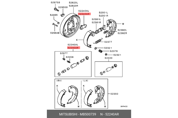 MITSUBISHI MB500739 MB500739