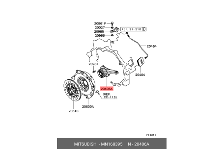 MITSUBISHI MN168395 MN168395