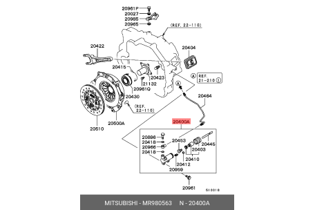 MITSUBISHI MR980563 MD747418,MD770676,MR980563,MD747418,30874143