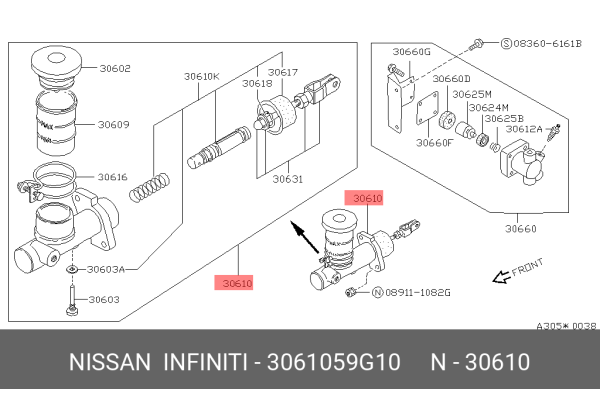 NISSAN 30610-59G10 30610-59G10,30610-59G11