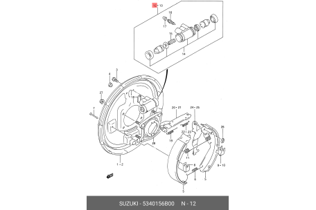 SUZUKI 53401-56B00 53401-56B00