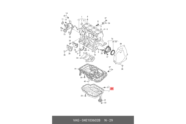 VAG 04E103602B 04E103602B