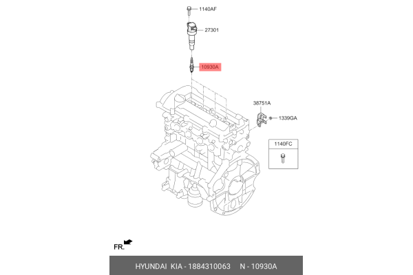 Hyundai / KIA 1884310063 1884310063