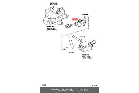 TOYOTA 31420-37141 31420-37141