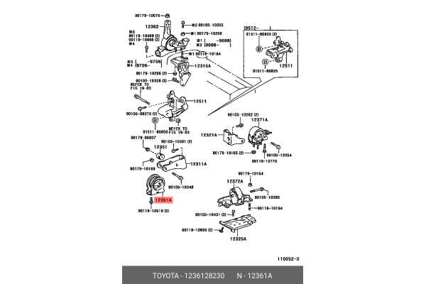 TOYOTA 12361-28230 12361-28240,12361-0T070,12361-28230,12361-28250 ...