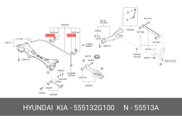 HYUNDAI 55513-2G100 55513-2Y000,55513-2S000