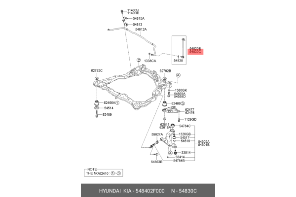 KIA 54840-2F000 54840-2F000,54840-2F000