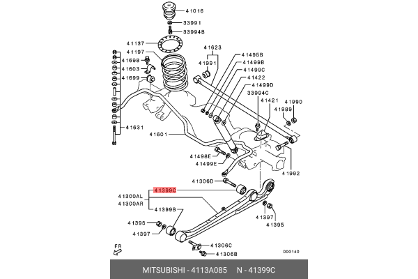 MITSUBISHI 4113A085 4113A085,MR267105