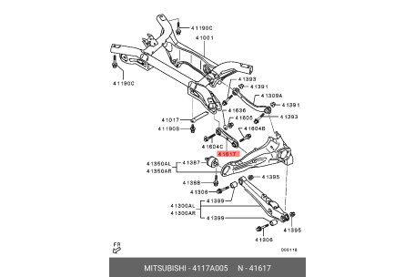 MITSUBISHI 4117A005 4117A007,MN184288