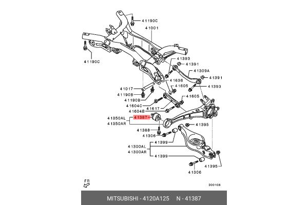 MITSUBISHI 4120A125 MN101430,4120A125