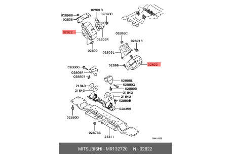 MITSUBISHI MR132720 MR210032,MR132720